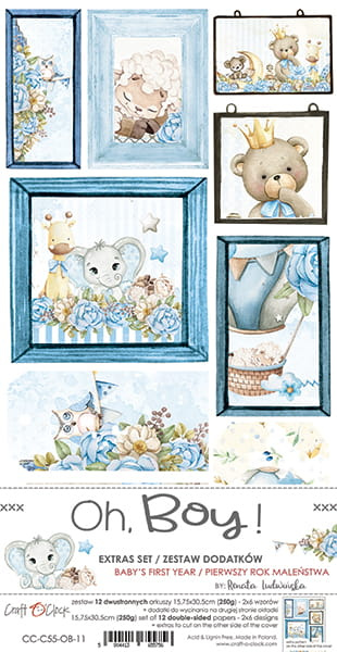 Papiery | Craft O'Clock | Oh Boy/ Oh Girl